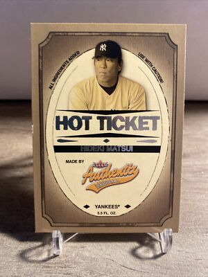 2005 Fleer Authentix Hot Ticket Die Cuts #8 Hideki Matsui | eBay
