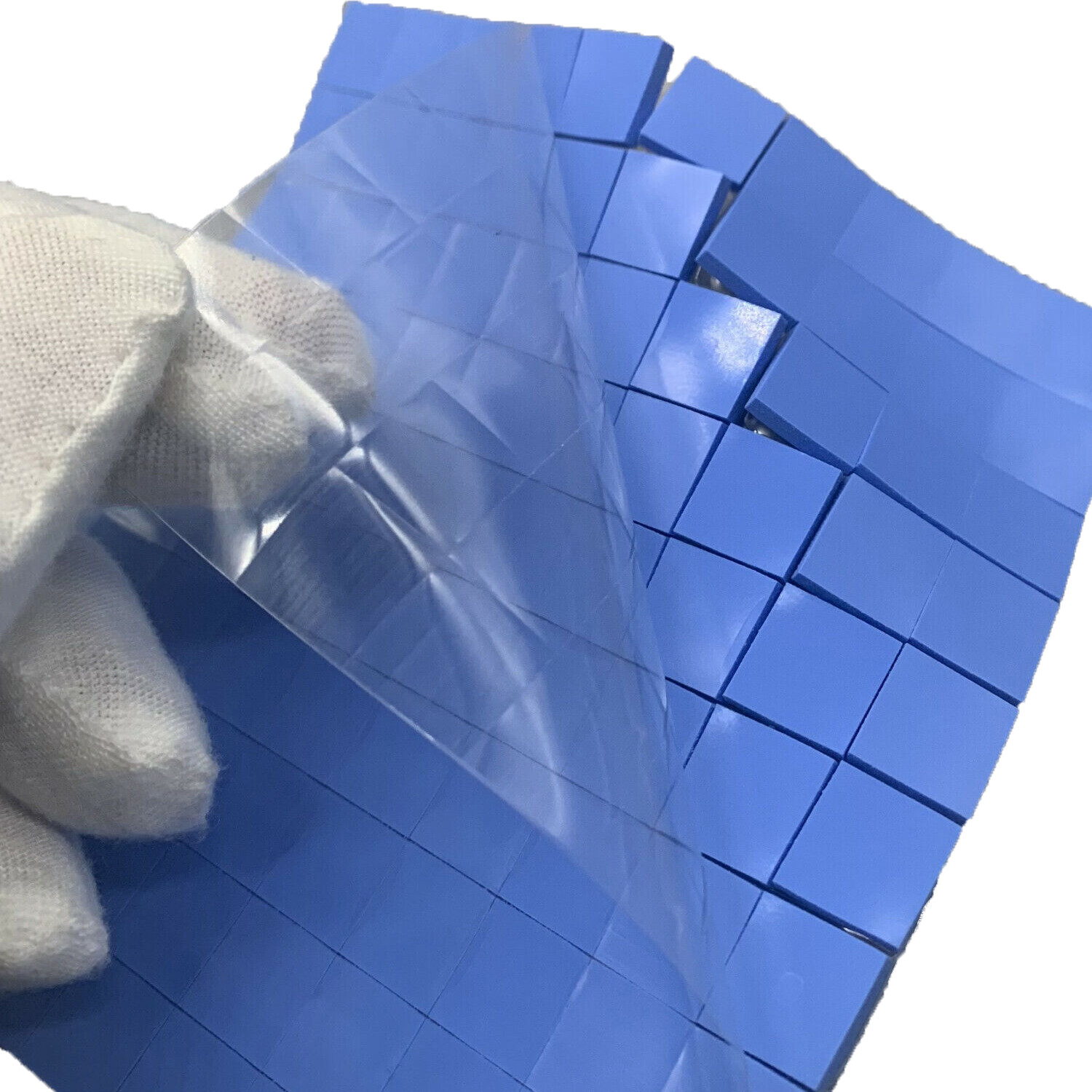 100Pcs 10x10x2mm GPU CPU Thermal Conductive Silicone Pad Heatsink ...