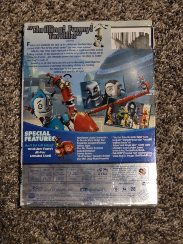 Robots (DVD, 2005, Full-Screen Edition) Slipcover 24543193845 | eBay