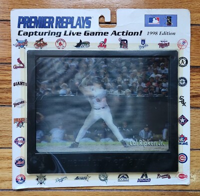 Cal Ripken Jr 1998 Premier Replays Lenticular 3D Hologram Framed Motion ...