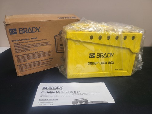 NEW BRADY 13 LOCK PORTABLE METAL LOCK BOX Y4951598 | eBay
