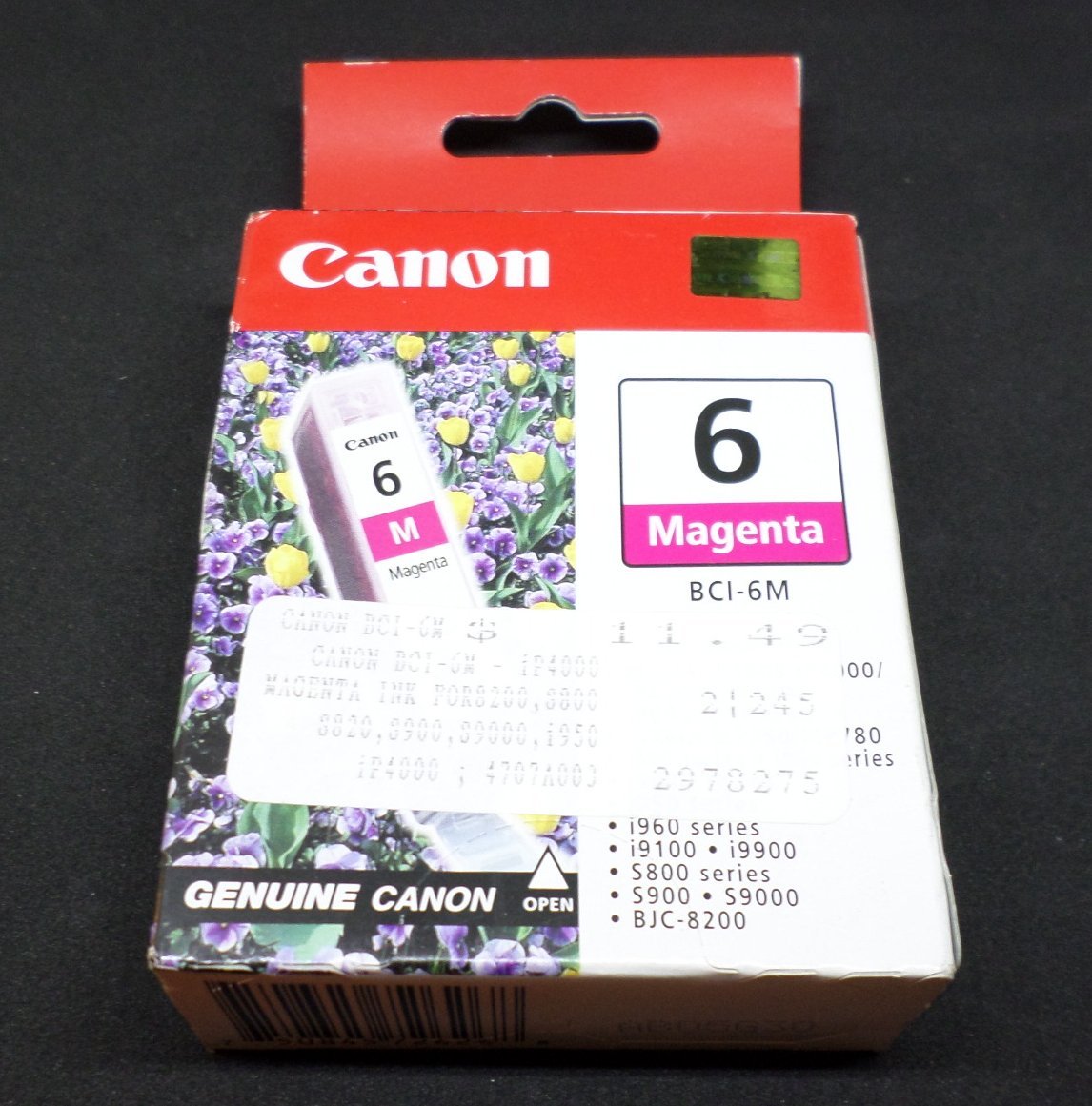 4 Ink Cartridges Canon BCI-6BK Genuine Canon Black & BCI-6M & BCI-6PM ...