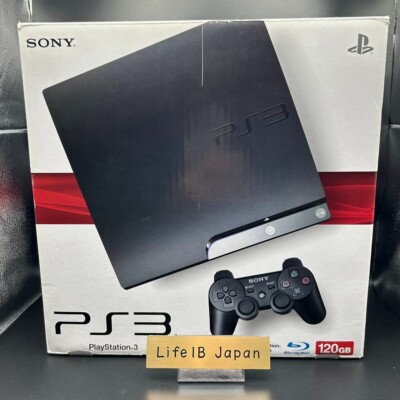 Sony PlayStation 3 120GB Charcoal Black CECH-2000A Console PS3 Japan ...