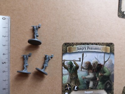ANGRY PEASANTS MINIATURE+ENGL CARD/15MM /TIME OF LEGENDS JOAN OF ARC ...