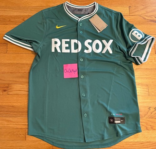 Boston Red Sox Nike 2025 City Connect Limited Jersey - Green - Large | eBay