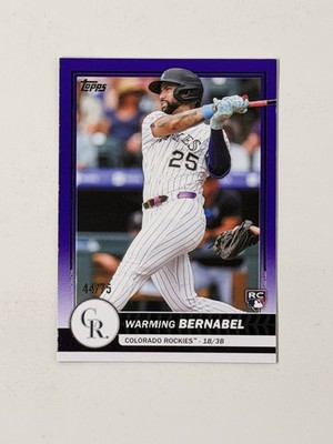 2026 Topps Chrome Flagship SP Warming Bernabel Rookie Card 44/75 #19 ...