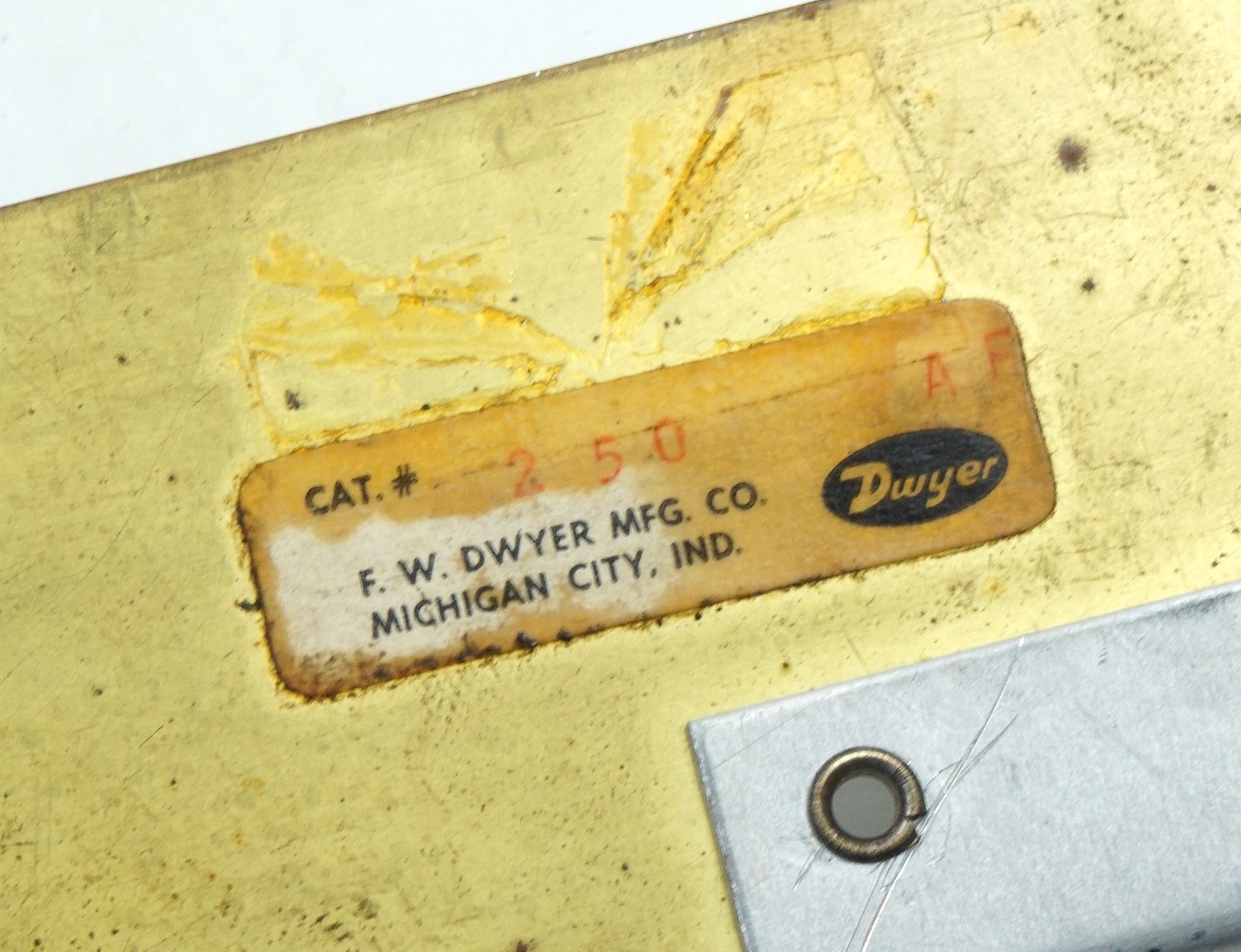 Dwyer 250-AF Inclined Manometer Air Filter Gage .10-0-1.0" w.c. 5-1/2 ...