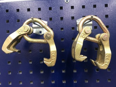 2 pieces Double Looper Claw Hooks Clamp Pull Auto Body Frame Machine ...