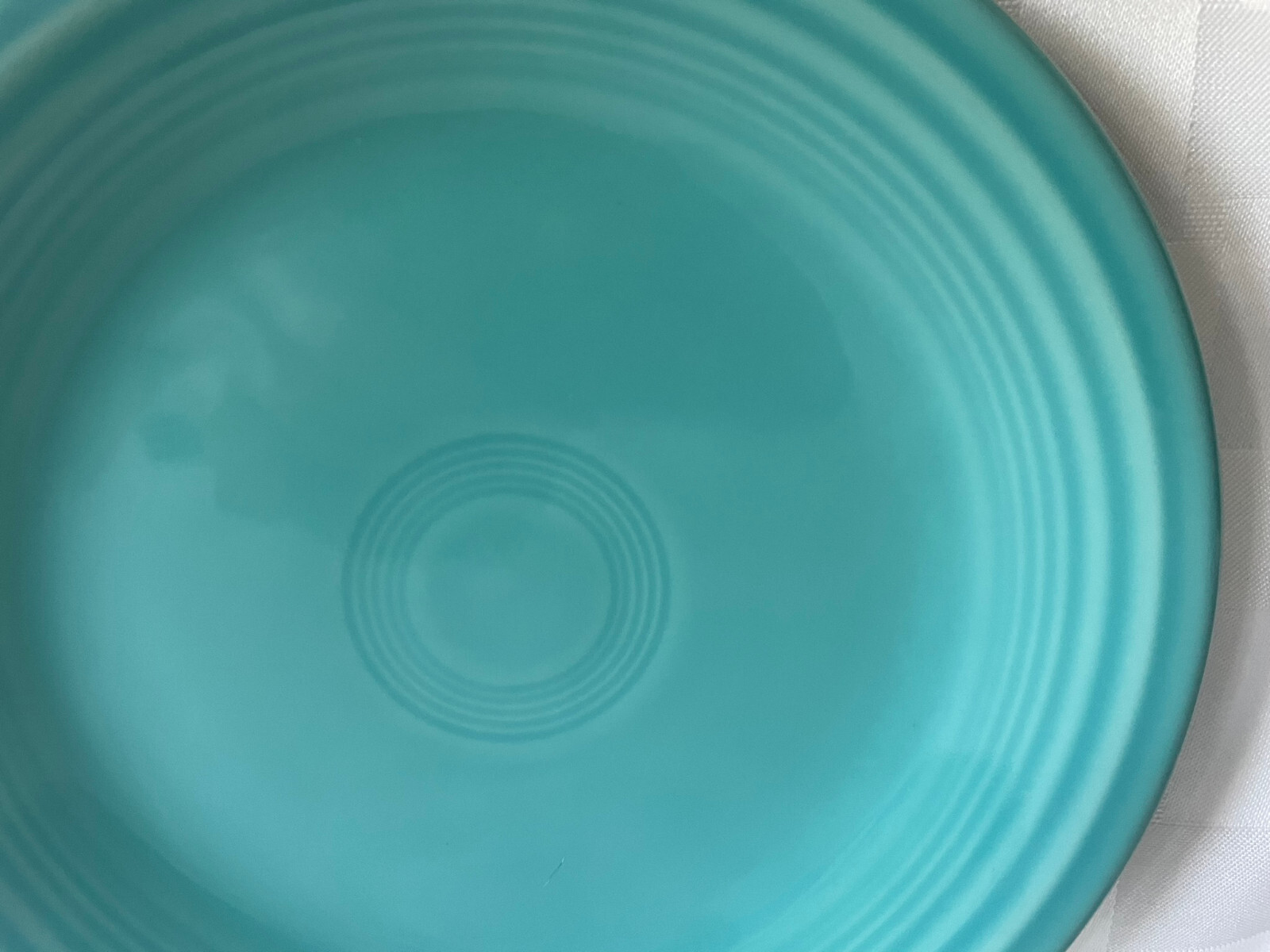 Fiesta TURQUOISE Blue Classic Rim 7.25" Place Setting Salad Plate ...