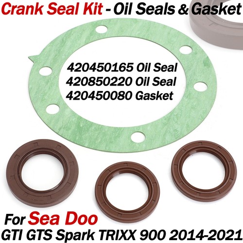 Crank Seal & Gasket Kit For Sea Doo GTI GTS Spark TRIXX 900 2014-2021 ...