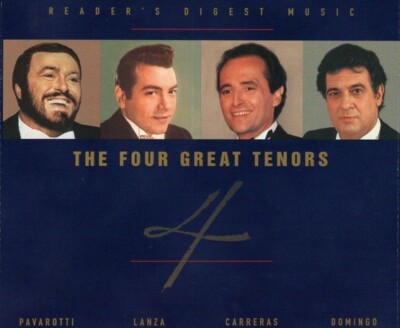 The Four Great TENORS (3 Cassette Set, Classical, "Tapes#'s 2,3,4 ...