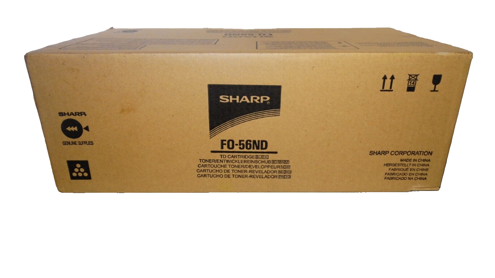 Sharp FO56ND Black Developer Cartridge for sale online | eBay