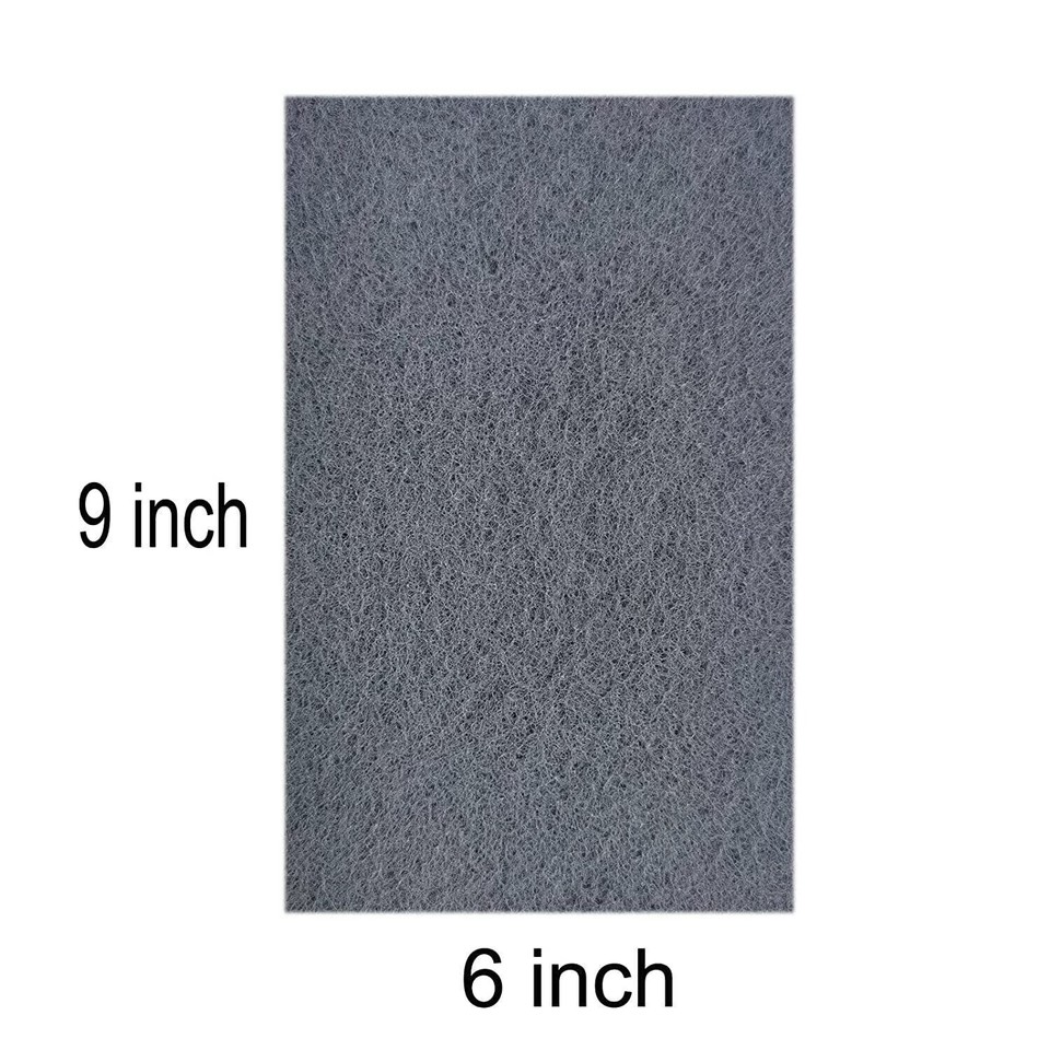 20 GRAY 6" X 9" Scuff Brite Scuffing Pads P800 Fine Grit Abrasive ...