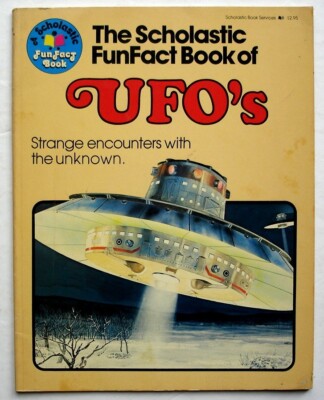 The Scholastic FunFact Book of UFO's, VTG 1977 1st Edition, Ted Wilding ...