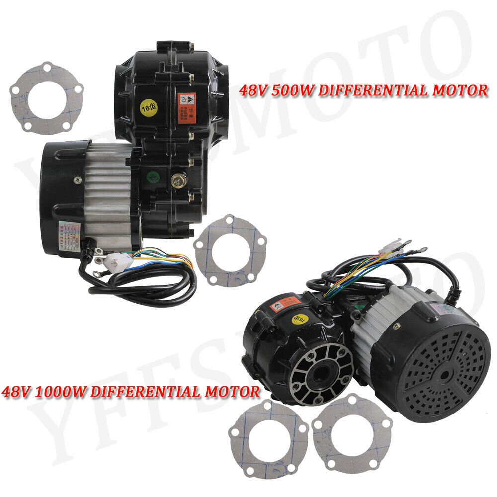 Rear Axle Kits 1000W Differential Brushless Motor Assembly for Trikes ...