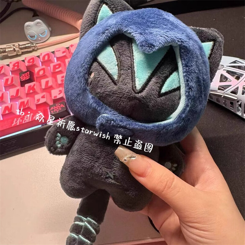 Anime VALORANT Omen Plush Doll Squeaky Doll Dress Up Stuffed Toy 15cm ...