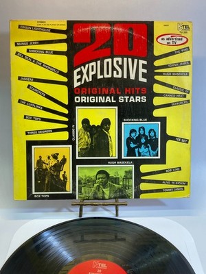 20 Explosive Hits Vintage Vinyl Compilation LP 1971 K-Tel Record TU-220 ...