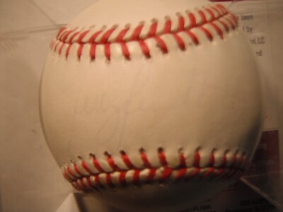 Terry Pendleton Autographed NL White Ball Cert JSA Cardinals Braves ...