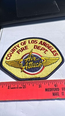 LOS ANGELES COUNTY FIRE DEPT. CALIFORNIA AIR ATTACK SHOULDER PATCH | eBay