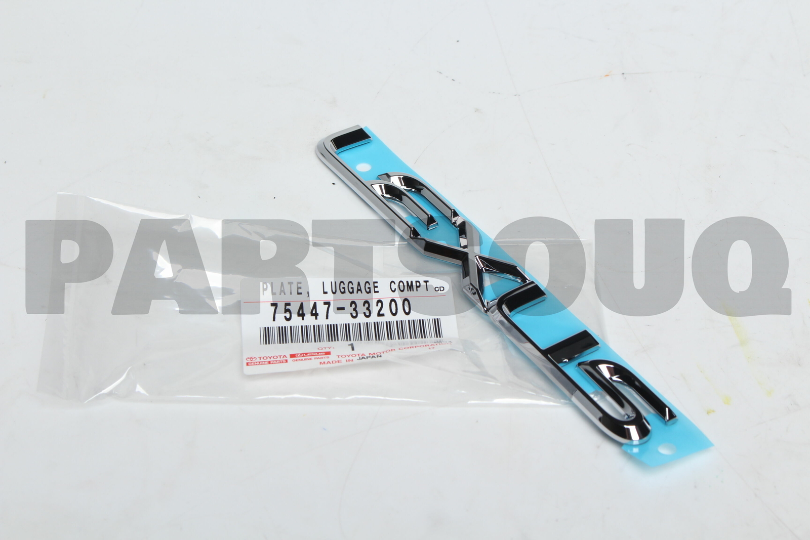 7544733200 Genuine Toyota PLATE LUGGAGE COMPT 75447-33200 | eBay