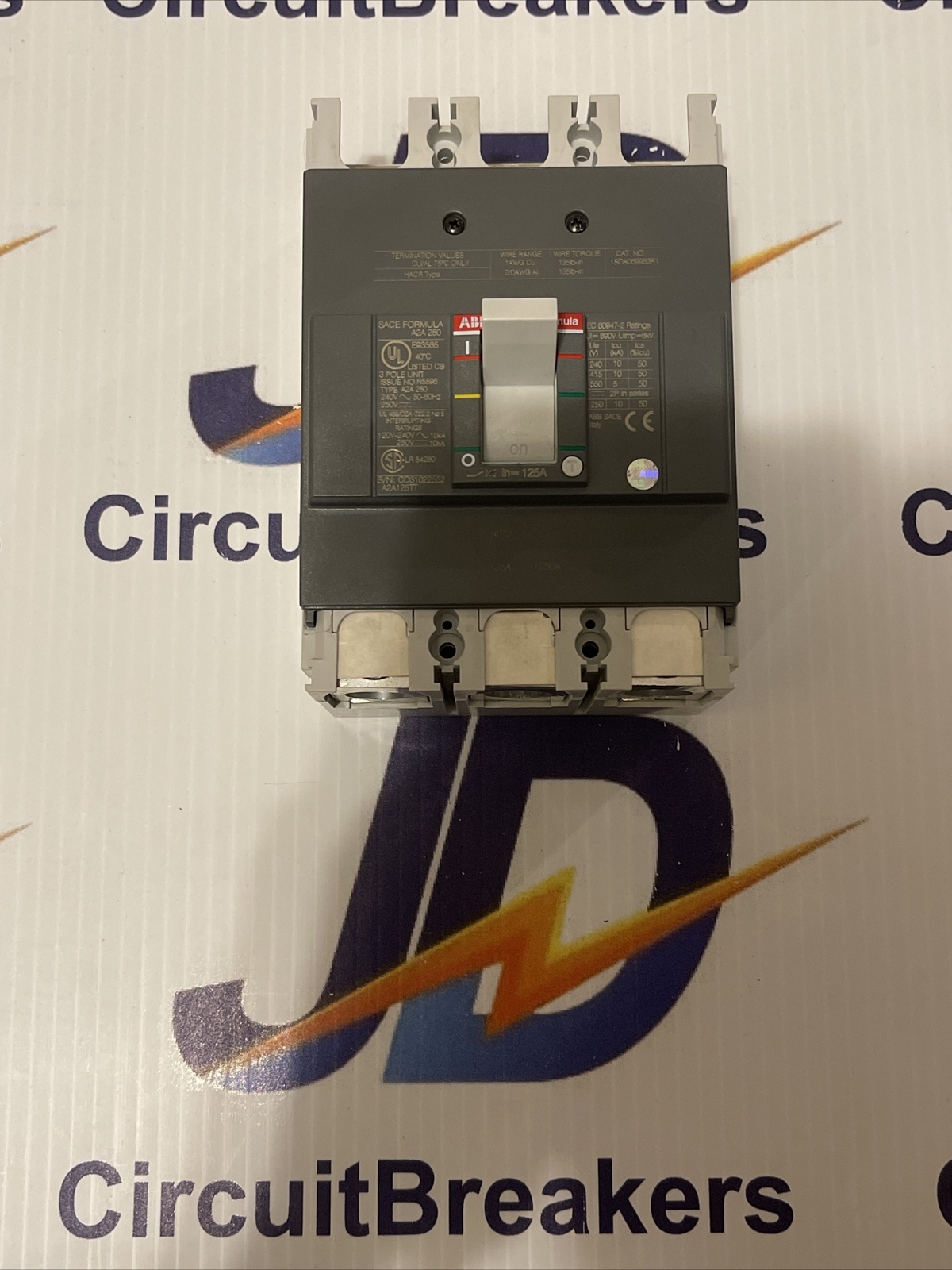 ABB 125A A2A125TT Catalog Number 1SDA069983R1 | eBay