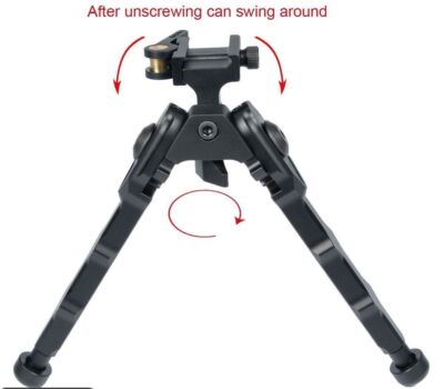 Tactical Bipod Quick Detach Fits 20mm Rail Bolt Action Rifle Bipods BR ...