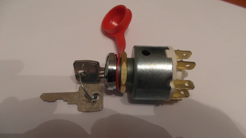 Ignition Starter Key Switch -Diesel Engines 2 Keys & COVER 4 Position ...
