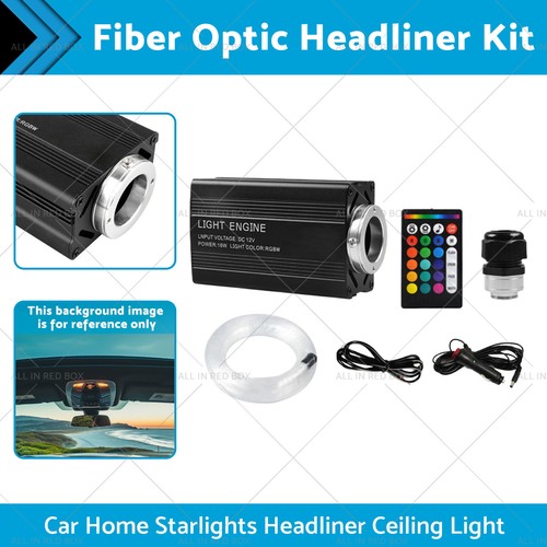 500PCS LED Fiber Optic Kit Car Home Starlights Headliner Ceiling Light ...