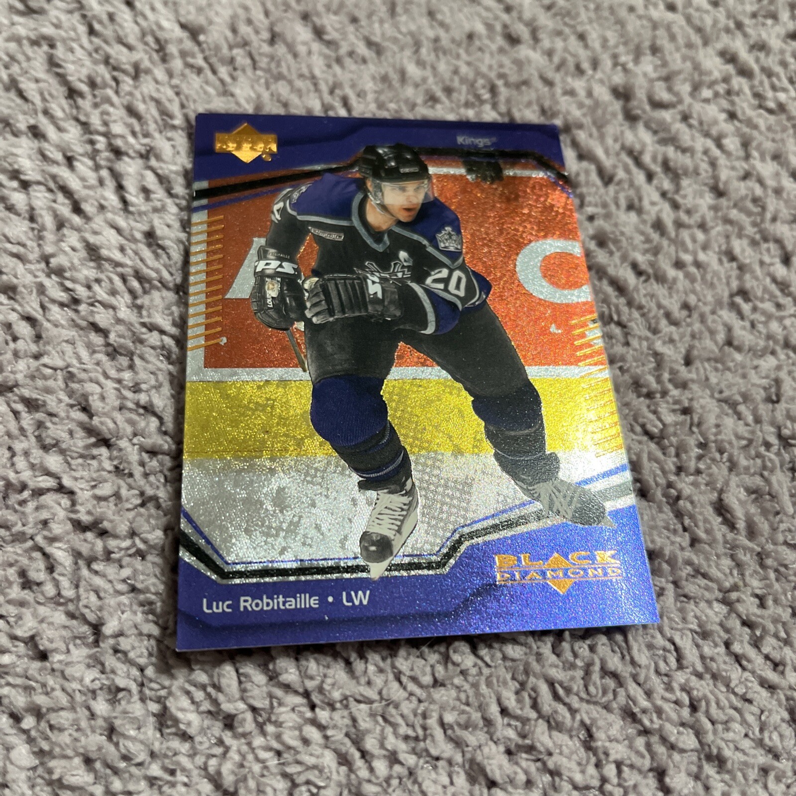 2000-01 Black Diamond Kings Hockey Card #29 Luc Robitaille | eBay