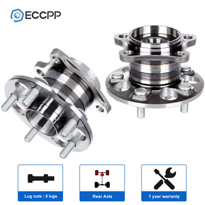 2 Pcs Wheel Hub Bearings Rear AWD For Toyota Highlander Venza Lexus ...