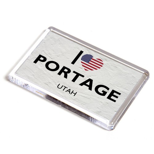 FRIDGE MAGNET - I Love Portage, Utah - USA | eBay