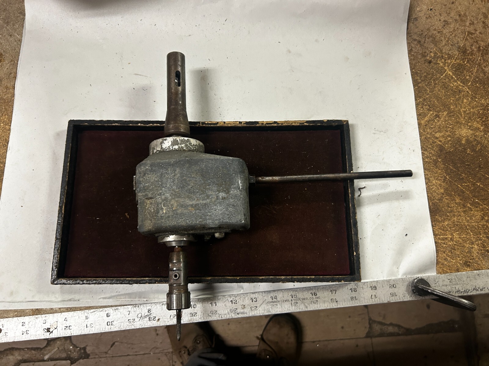 MACHINIST OfCe LATHE MILL Machinist Telco No 377 Tapping Head with R8 ...