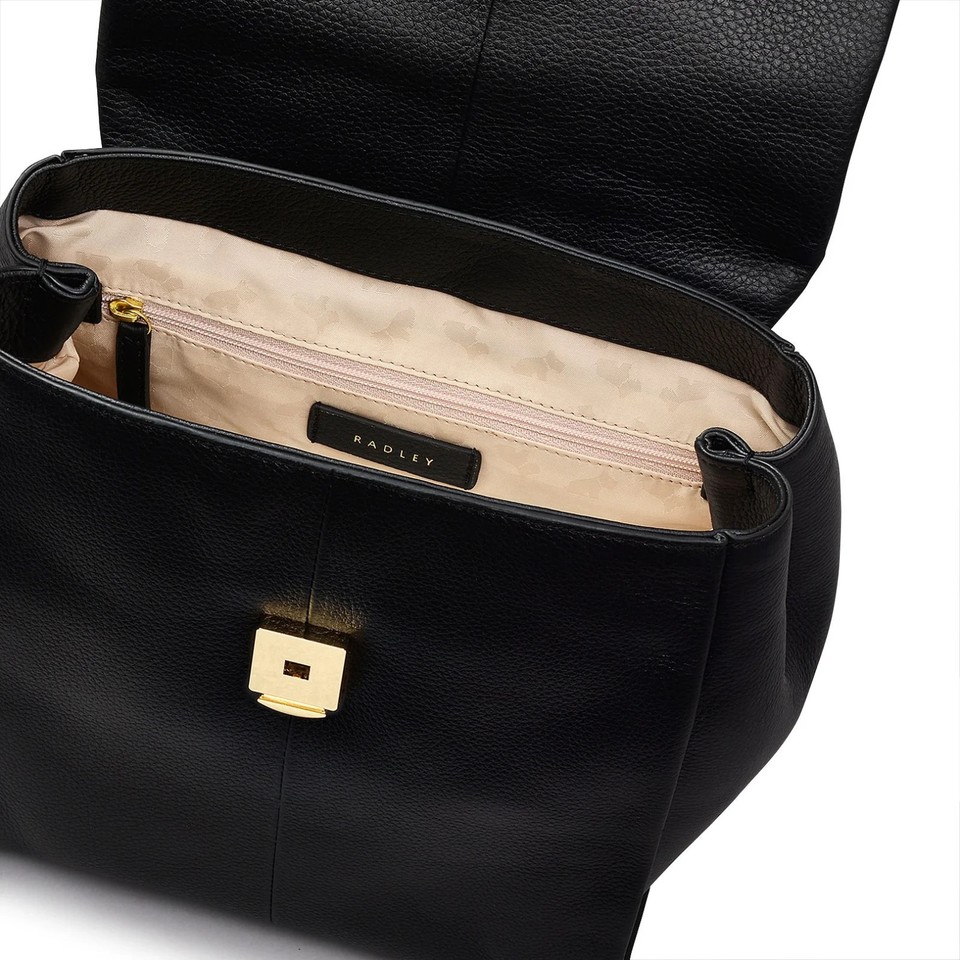 Radley Southwark Road Small Leather Backpack Black Bag Rucksack - RRP £ ...