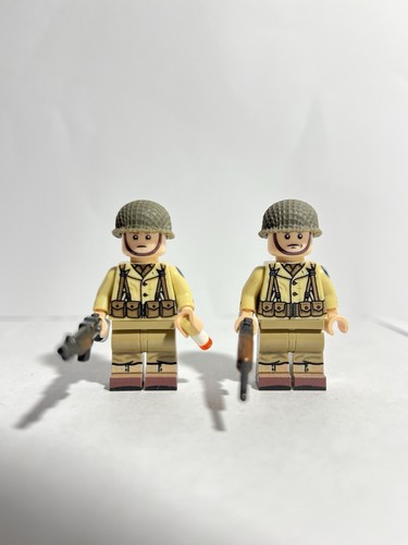 Lego Brickmania & Theminifigco. WW2 US 29th Infantry Minifigures W ...