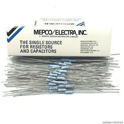61.9OHM 61R9 1% 1/8W RNC55 PRECISION FILM RESISTOR MEPCO RNC55H61R9FS ...