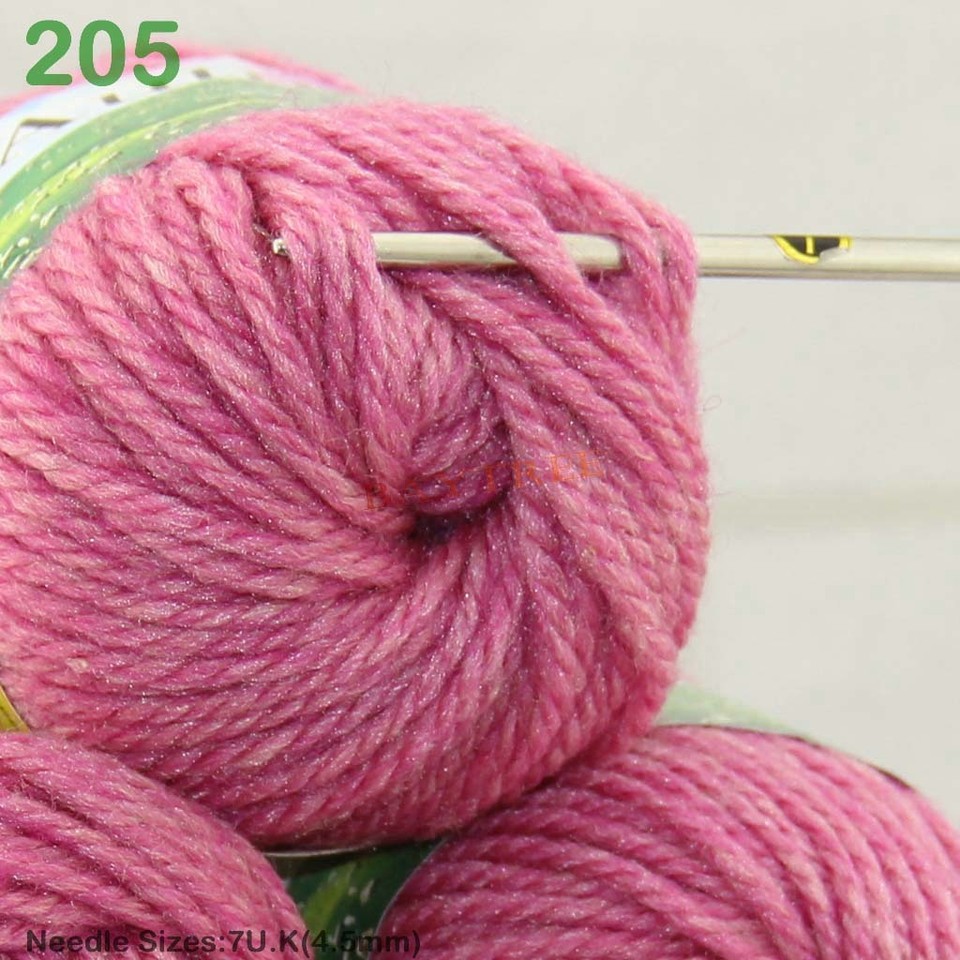 Sale LOT of 1 Ball X 50gr Chunky Thick Soft warm Wool Hand Knitting ...