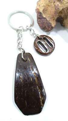 Scratch Off Lottery Ticket Scratcher Coconut Shell Keytag Small ...