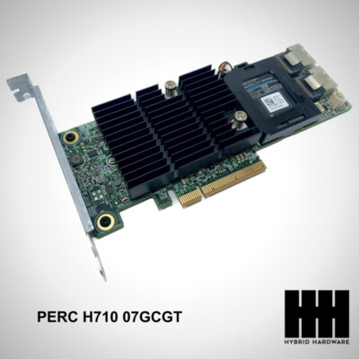 DELL H710P 1GB 6GB/S RAID CONTROLLER - HIGH PROFILE - W/ BATTERY ...
