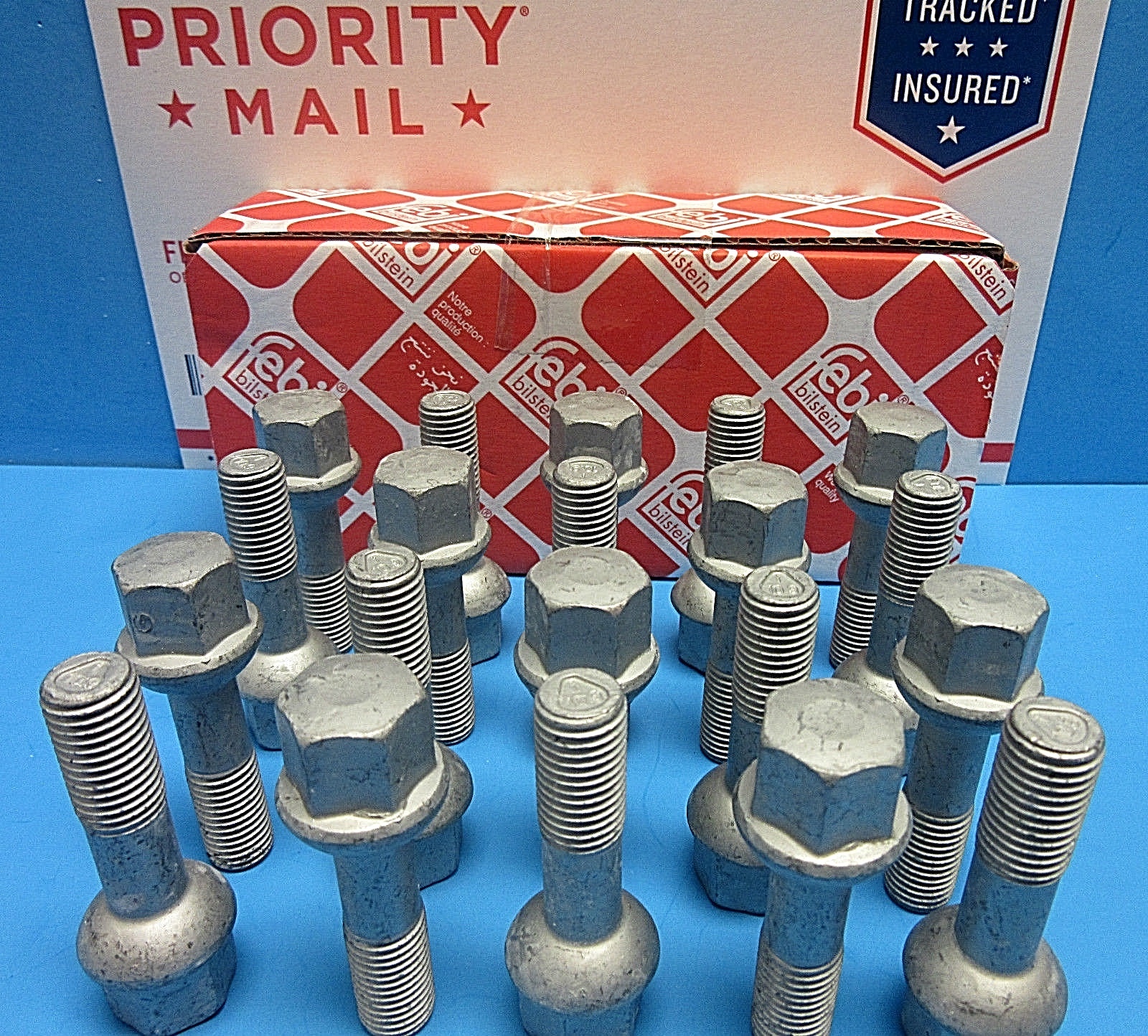 20 Wheel Stud Bolt F & R Replace Mercedes OEM # 0009904807 Made in ...