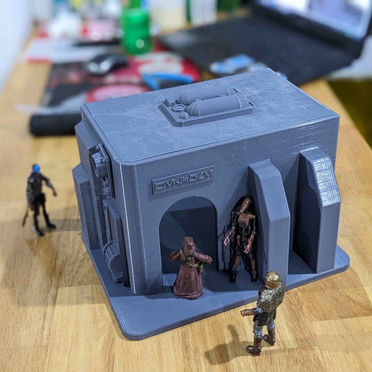 CUSTOM Mos Eisley Market Place/ building for 3.75 IN (1:18) FIGURE ...