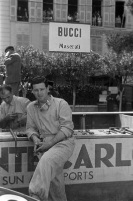 Clemar Bucci 1948 Motor Racing Old Photo | eBay