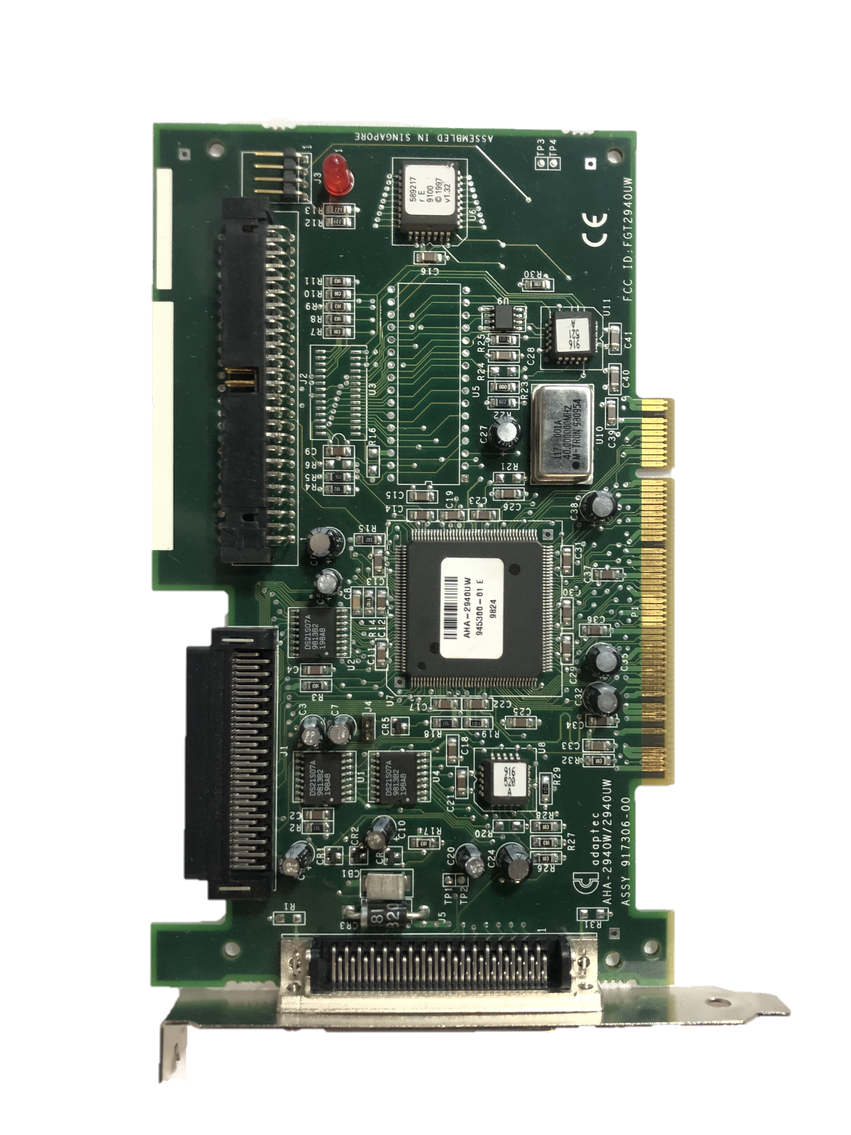 00-917306-00 ADAPTEC SCSI PCI CONTROLLER CARD | eBay