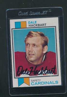 1973 Topps #428 Dale Hackbart Cardinals Signed Auto *A7578 | eBay