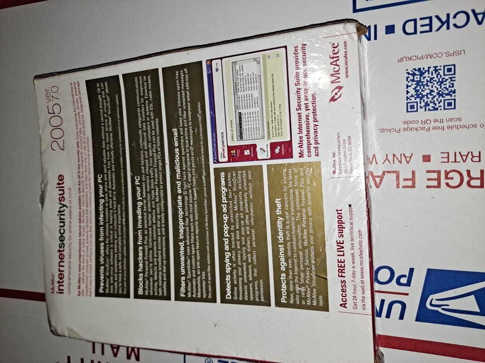 McAfee Internet Security 2005 7.0 [VirusScan, Firewall, Spamkiller ...