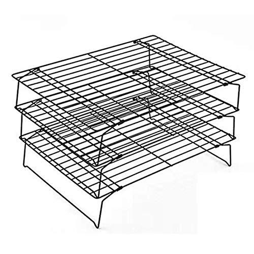 Stackable 3-Tier Cooling Rack for Cookies, Cakes, Bread, Pizza and ...