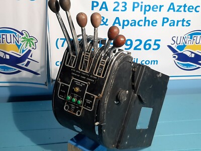 PA-23 Aztec Engine Control Pedestal Assembly Throttle/Prop/Mixture | eBay