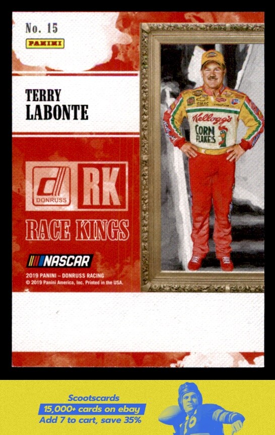 2019 Donruss Race Kings Terry Labonte Silver card #15 Hendrick ...