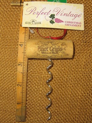 Pinot Grigio Wine Connoisseur Bottle Cork Opener Corkscrew Christmas ...