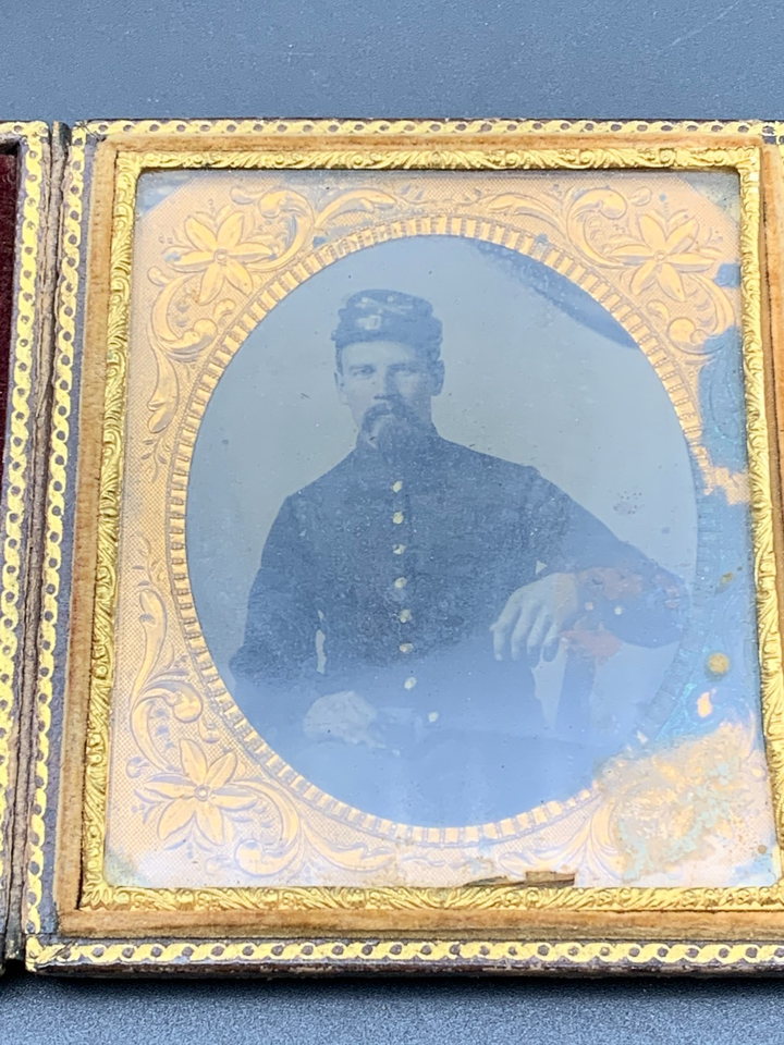 Civil War Tin Type Photo of “Yankee Soldier” | eBay
