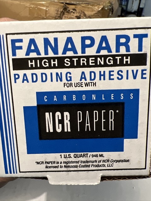 Fanapart High Strength Padding Adhesive NCR Paper 1 QT Appvion Ncr2116 ...